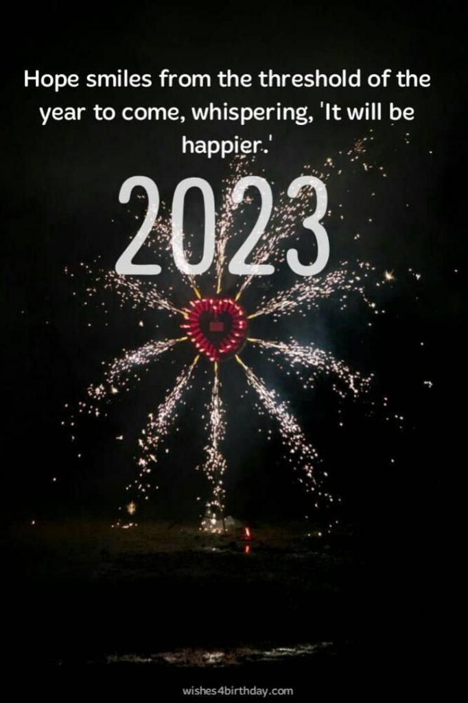 Happy New Year Hope Smiles Quotes 2023 - Happy Birthday Wishes, Memes ...