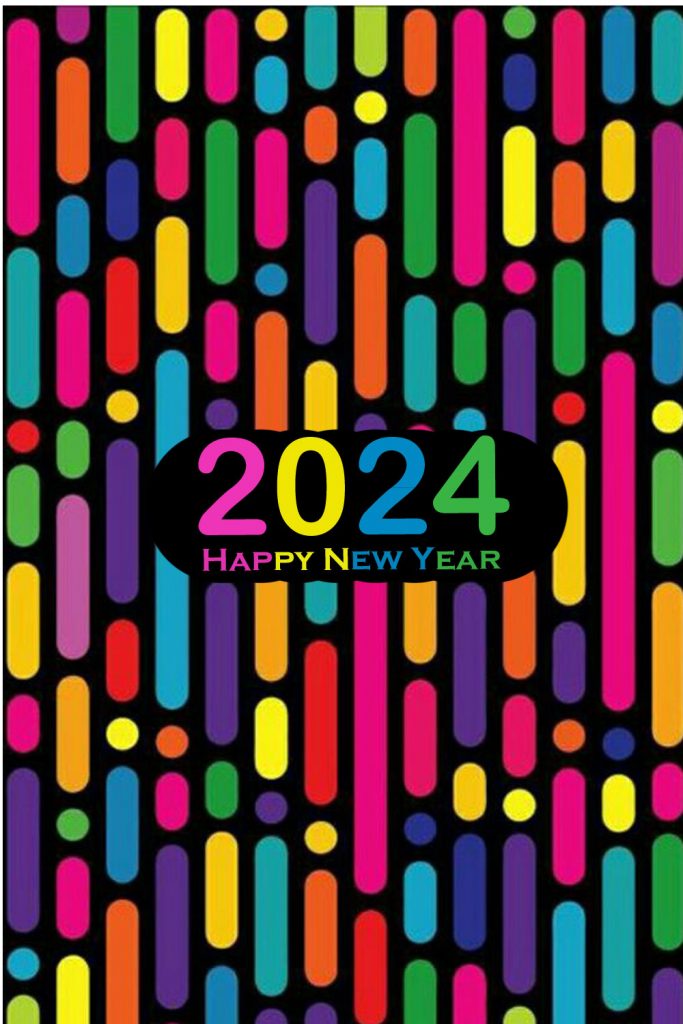 Colorful New Year 2024 Pictures For Pinterest - Happy Birthday Wishes ...